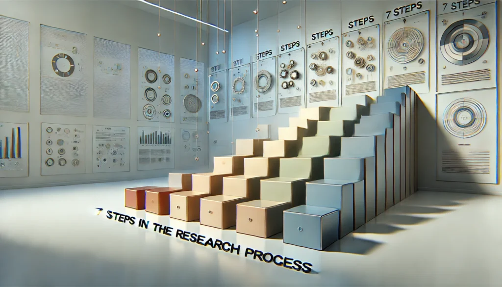 7 steps in the research process